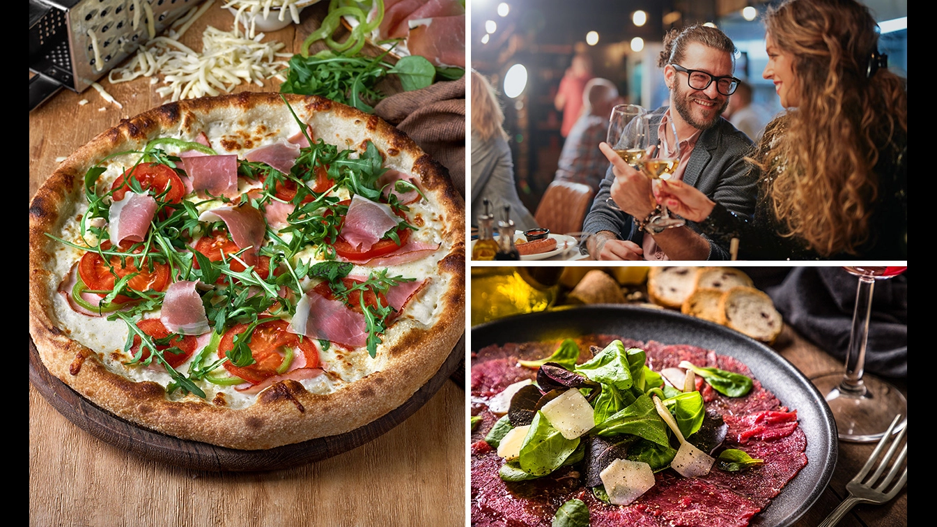 Italiaans Restaurant Pompeï, 3-gangendiner à la carte bij Restaurant ...