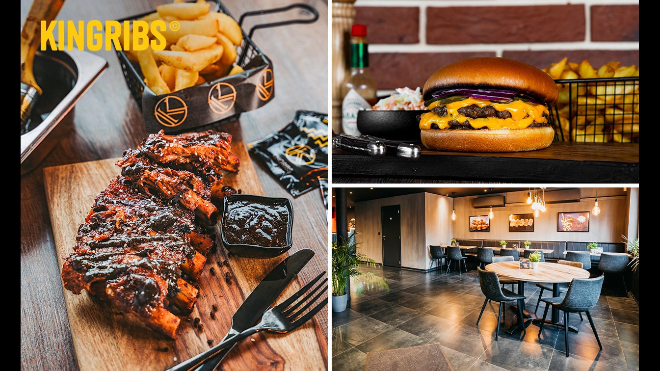 Kingribs Dendermonde, 2- of 3-gangendiner + bijgerecht bij Kingribs ...